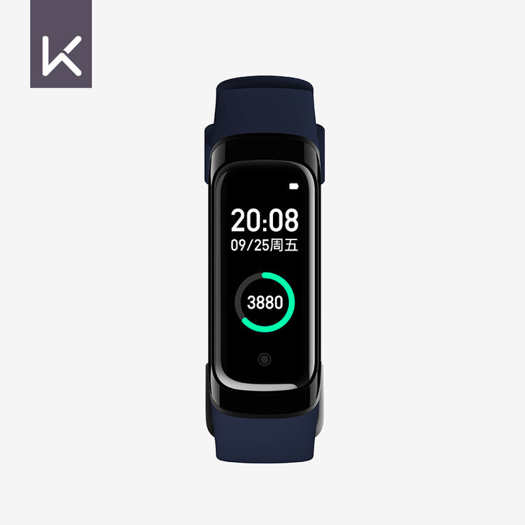 Keep 运动智能手环B2 动态彩屏 智能运动监测防水 USB即插即充心率监测 无畏蓝【图片 价格 品牌 评论】-京东