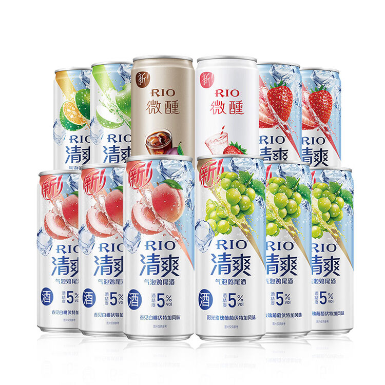 锐澳（RIO）预调 鸡尾酒 果酒 微醺清爽330ml*12罐（7种口味）【图片 价格 品牌 评论】-京东