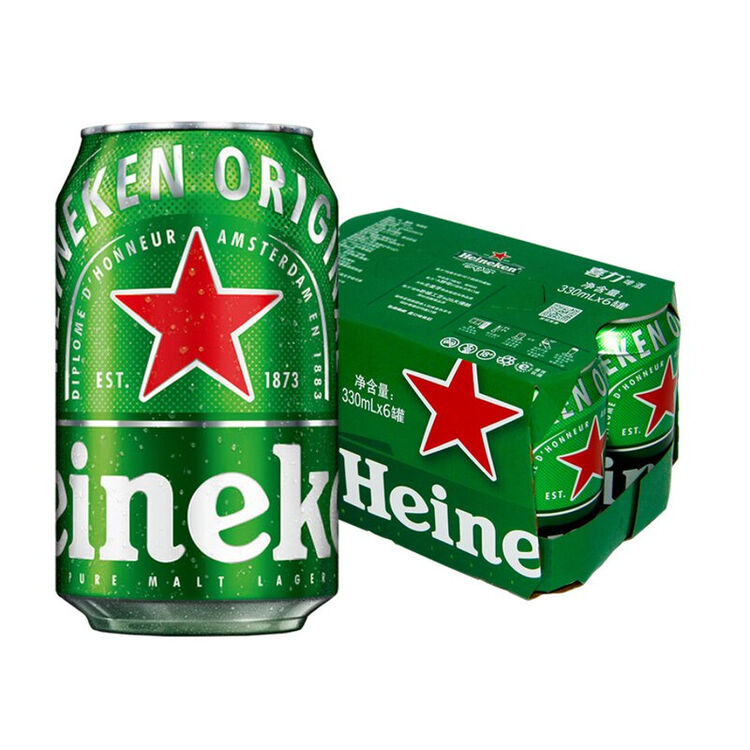 喜力（Heineken）经典啤酒330ml*6听【图片 价格 品牌 评论】-京东