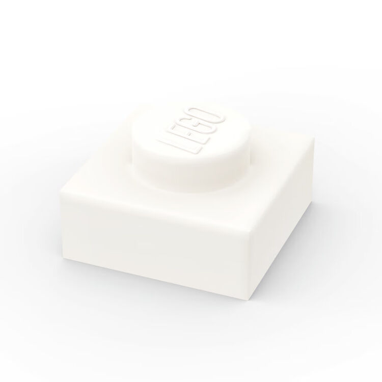 LEGO乐高1x1基础板透明黑白深米浅灰红黄蓝绿肉紫礼物20个起发慎拍 白色 302401【图片 价格 品牌 评论】-京东