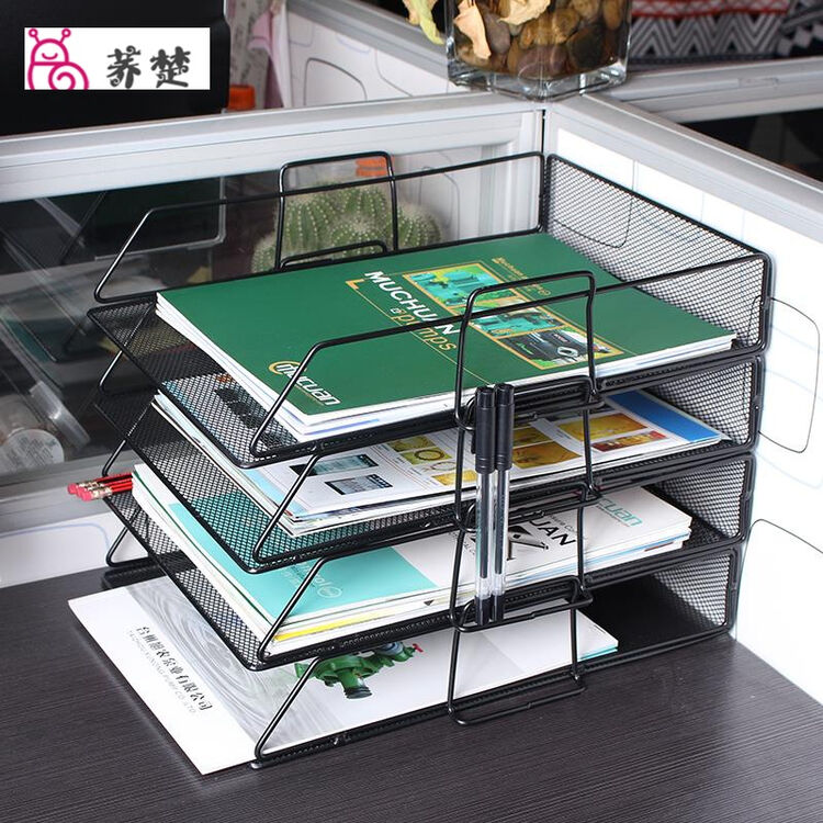 睟马办公桌面铁质可自由叠加文件架 竖款组合文件栏 文件收纳存放架 六层【图片 价格 品牌 评论】-京东