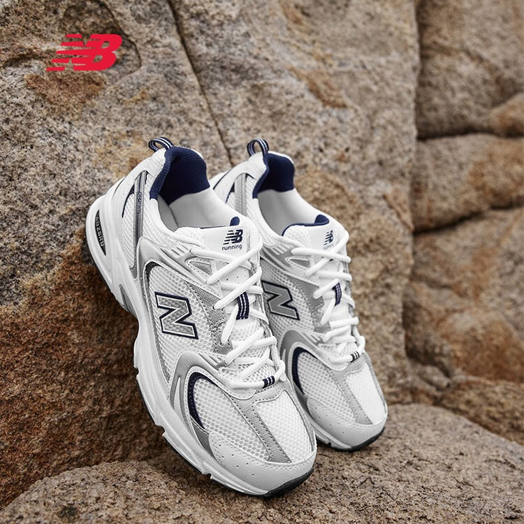NEW BALANCE【618预售】 NB官方男鞋女鞋530系列时尚百搭透气休闲老爹鞋 白色 MR530SG 36(脚长22cm)【图片 价格 ...