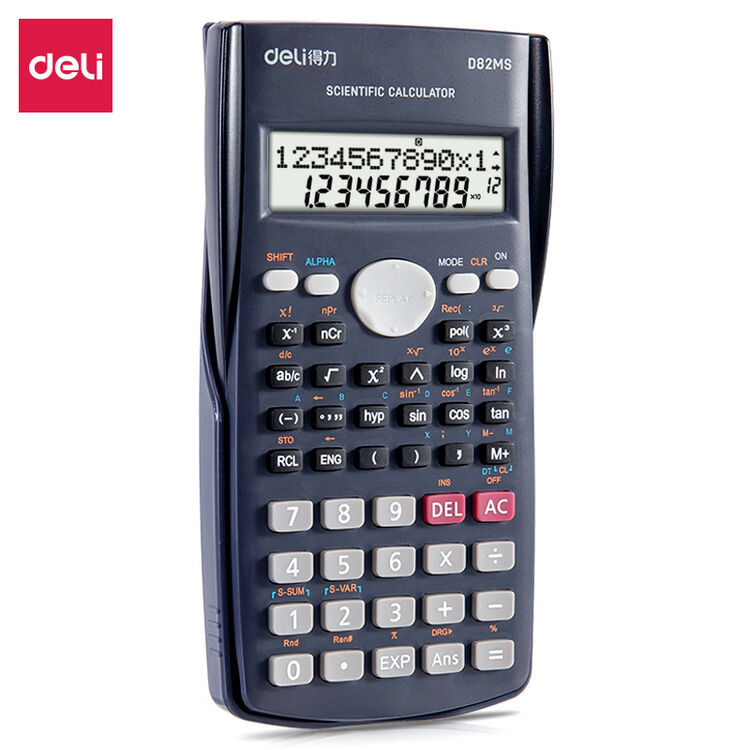 得力(deli)D82MS函数科学计算器 240种功能考试计算机(适用于初高中生) 深蓝【图片 价格 品牌 评论】-京东