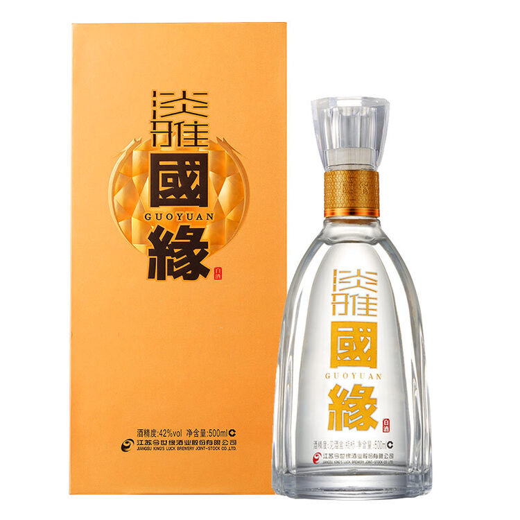 今世缘 白酒 淡雅国缘 幽雅醇厚型 42度 500ml 送礼白酒【图片 价格 品牌 评论】-京东