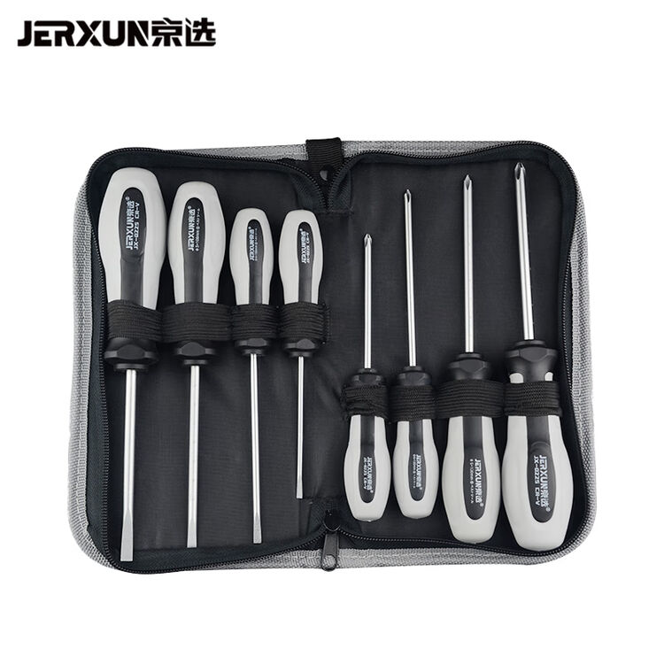 京选（JERXUN）套装十字一字螺丝刀组套螺丝批组套磁性家用小起子工业级改锥工具【图片 价格 品牌 评论】-京东