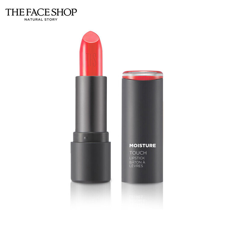 菲诗小铺（The Face Shop）水润触感唇膏 CR02 性感沙滩 3.4g（口红 唇膏 润唇保湿 色泽饱满 西柚色）【图片 价格 品牌 评论】-京东