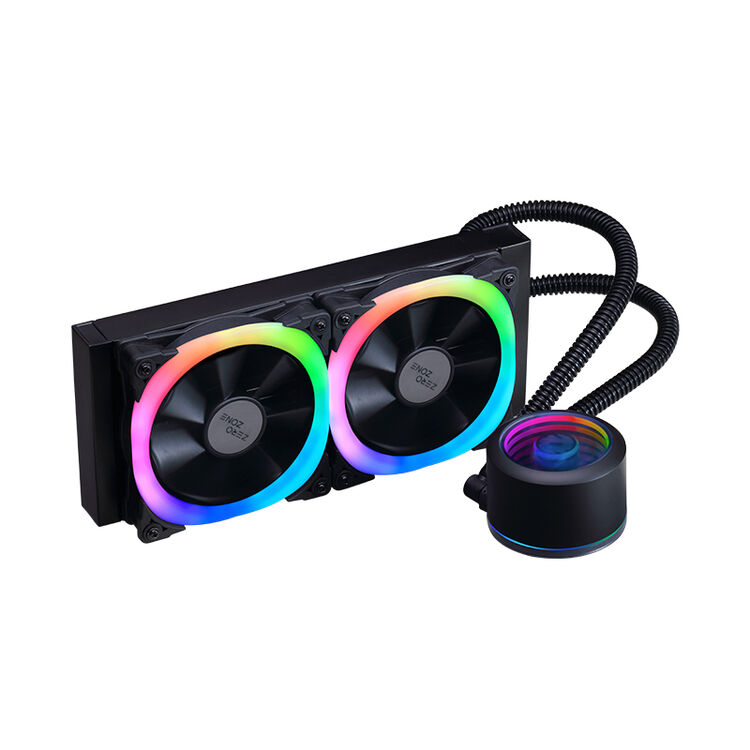 ZEROZONE BMR 240一体式水冷散热器幻彩ARGB版（高扬程水泵/ARGB风扇/深度空间造型/防渗漏管材）【图片 价格 品牌 评论】-京东