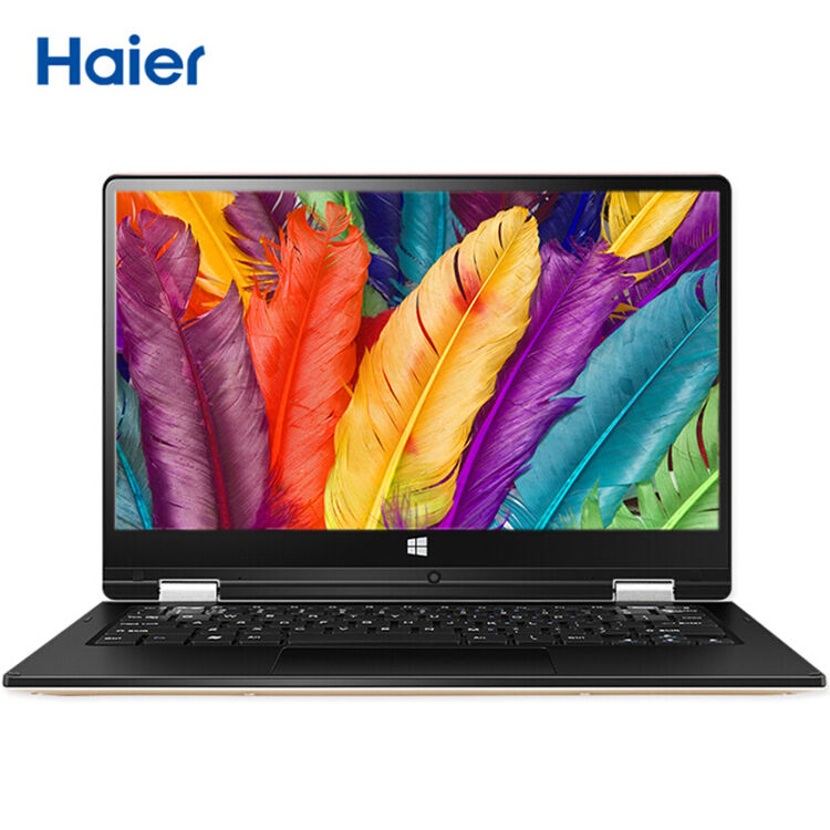 海尔（Haier）简爱S11 11.6英寸轻薄二合一笔记本触控平板电脑(Intel四核 4G 64G 360°翻转 1080P Win10)金 ...
