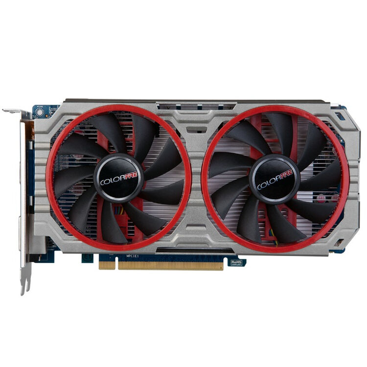 镭风（Colorfire）R7-260X 悍甲蜥Twin-1GD5 1000MHz/6000MHz 1024M/128位 GDDR5 PCI ...