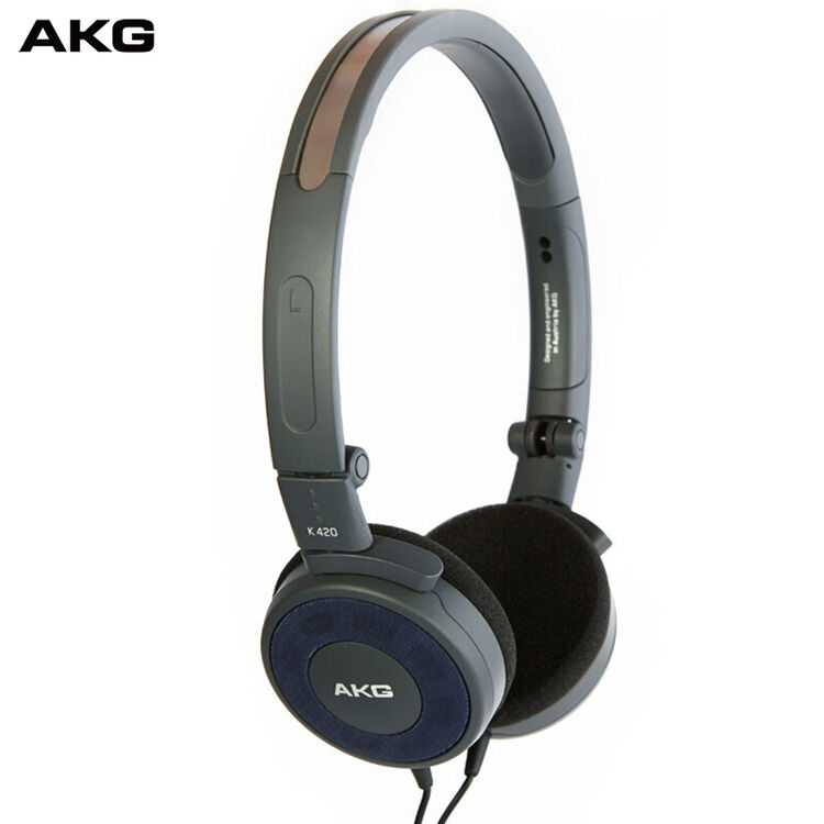 爱科技（AKG）K420 头戴式耳机 折叠便携式手机耳机 重低音 通用 音乐耳机 经典蓝色【图片 价格 品牌 评论】-京东