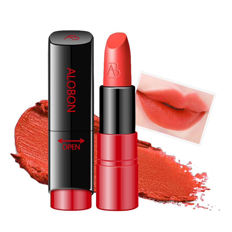 雅邦（ALOBON）雾面柔光旋动口红3.5g（雾感哑光 持久唇膏 03清新橘）【图片 价格 品牌 评论】-京东