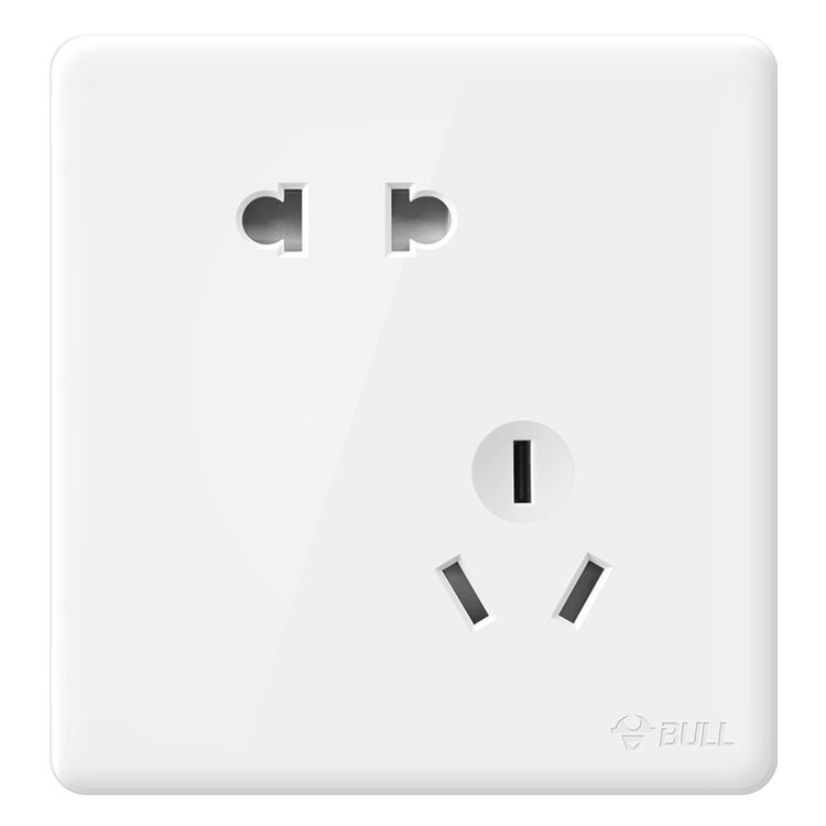 公牛（BULL）开关插座 G28系列 10A斜五孔插座 86型面板G28Z223A 珍珠白 暗装【图片 价格 品牌 评论】-京东
