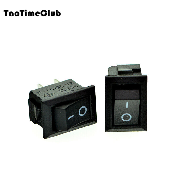 TaoTimeClub 小船型开关 翘板船形电源开关按钮 8.5*13.5mm 2脚两档【图片 价格 品牌 评论】-京东