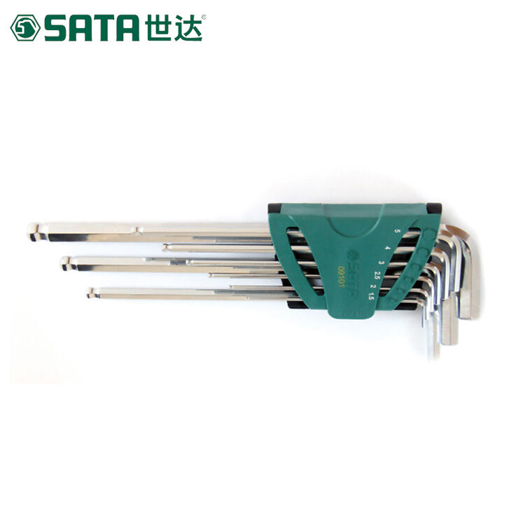 世达（SATA）9件特长球头内六角扳手组套 09101【图片 价格 品牌 评论】-京东