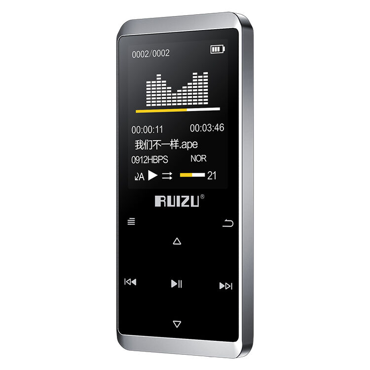 锐族 (RUIZU) D02 8G 银色（资料版） 外放蓝牙mp3触摸屏mp4播放器运动迷你学生随身听插卡p3小说英语【图片 价格 品牌 评论】-京东