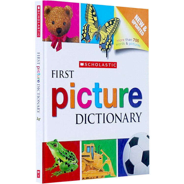 英文原版 Scholastic First Picture Dictionary 学乐幼儿图文配对 启蒙图画字典 宝宝图解词典 看图片学英文 ...