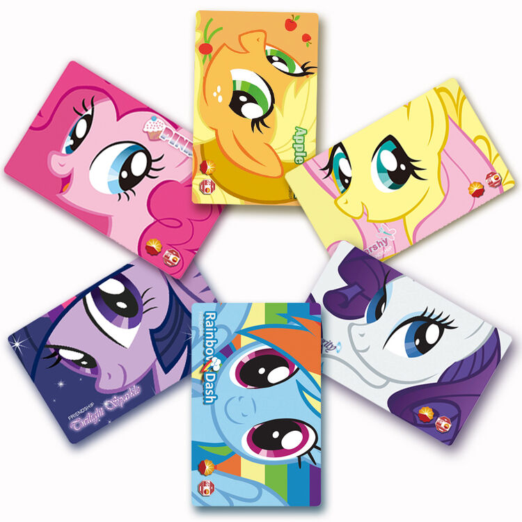 中国石油小马宝莉纪念加油卡全套组合 碧琪 云宝 珍奇 紫悦 苹果嘉儿 柔柔（卡内不含金额）【图片 价格 品牌 评论】-京东