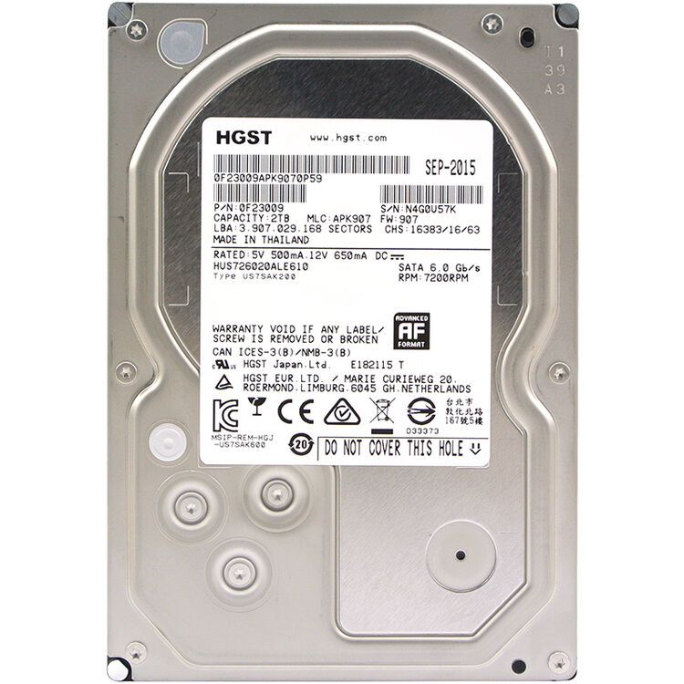 昱科(HGST) 2TB 7200转128M SATA6Gb/s 企业级硬盘(HUS726020ALE610)【图片 价格 品牌 评论】-京东