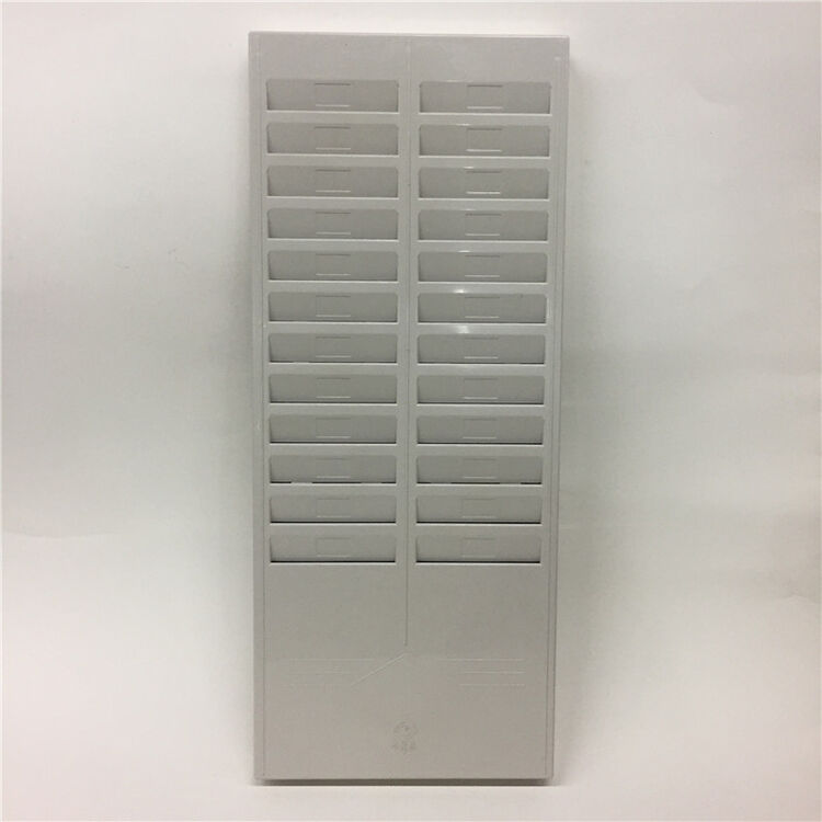 Buy Clock rack plastic attendance seat self-assembled card holder time ...